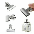 8/12pcs Set Metal Chip Bag Clips Stainless Steel Home Kitchen Food ...