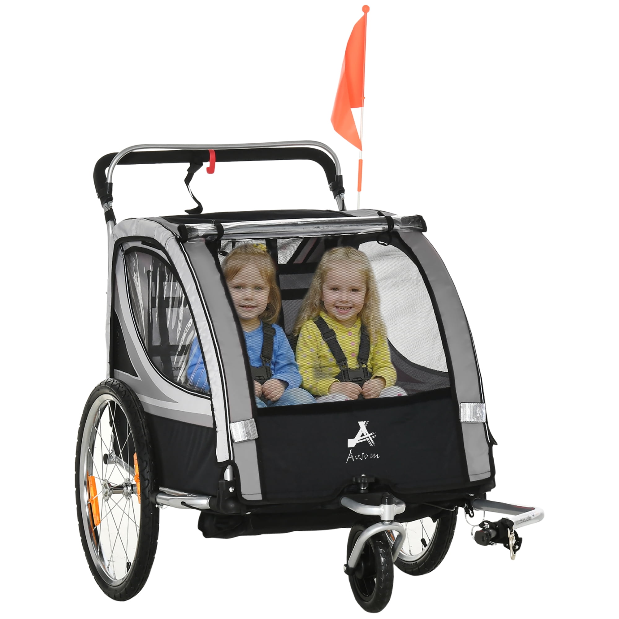 Click here for Aosom Child Bike Trailer With Storage  5 Point Har... prices