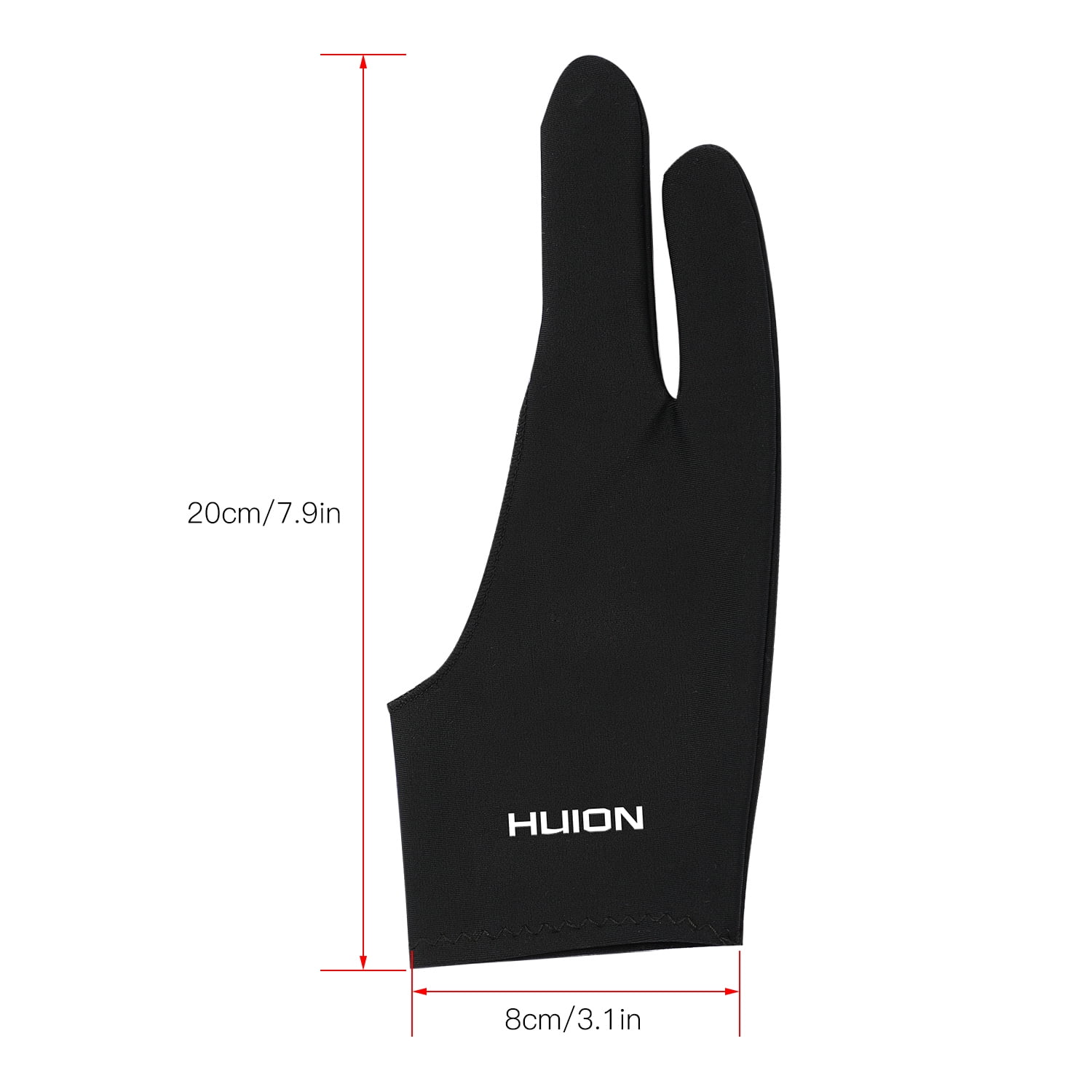 Buy Huion GL200 Two-Finger Free Size Drawing Glove Artist Tablet ...
