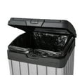 Keter Rockford 38 Gallon Resin Outdoor Kitchen Trash Can Duotech ...