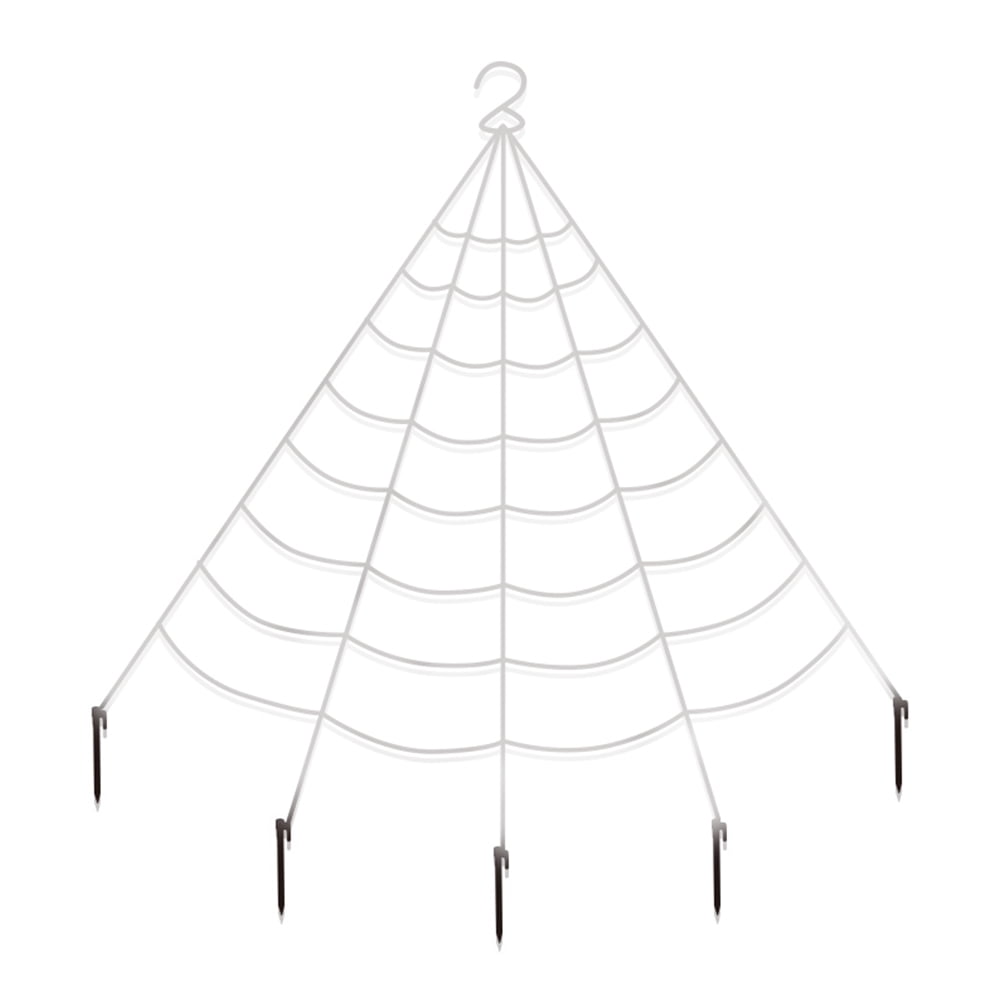 Nuevos Accesorios Halloween Telaraña Triangular Luminosa Telaraña ...