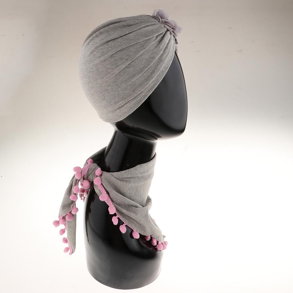 Gorro turbante para bebé, gorro suave para pequeña, gorro de y babero ...