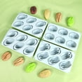 BMYJ 6-Hole Almond and Coffee Shaped Baking Pan, Food Grade Silicone ...