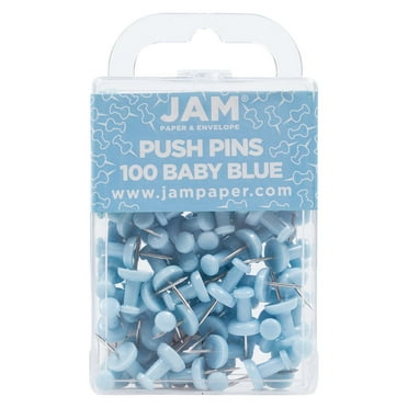 JAM Paper Push Pins, Baby Pink Pushpins, 100/Pack - Walmart.com