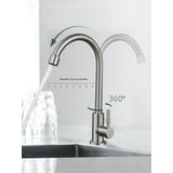 Bifordo Cold Water Only Faucet, SUS304 Stainless Steel, 360Â° Swivel ...