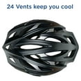 Zefal Adult Black Bike Helmet (Universal Adjustment, 24 Vents, Ages 14 ...