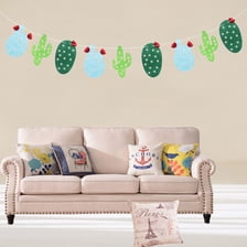 RENACLIPY 2-Pack Assorted Color Cactus Banner Pennants with Hooks for ...
