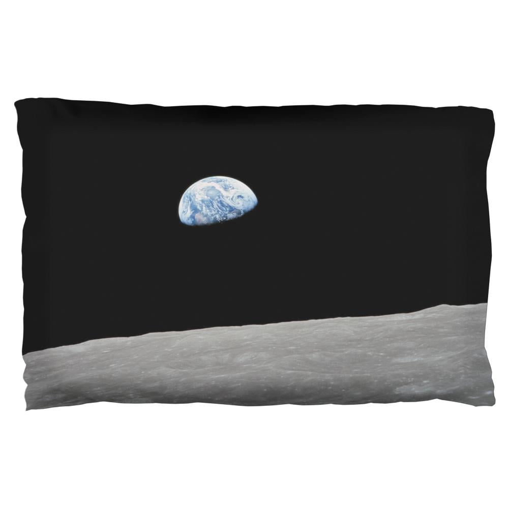 Earth Rising Over the Moon Pillow Case - Walmart.com