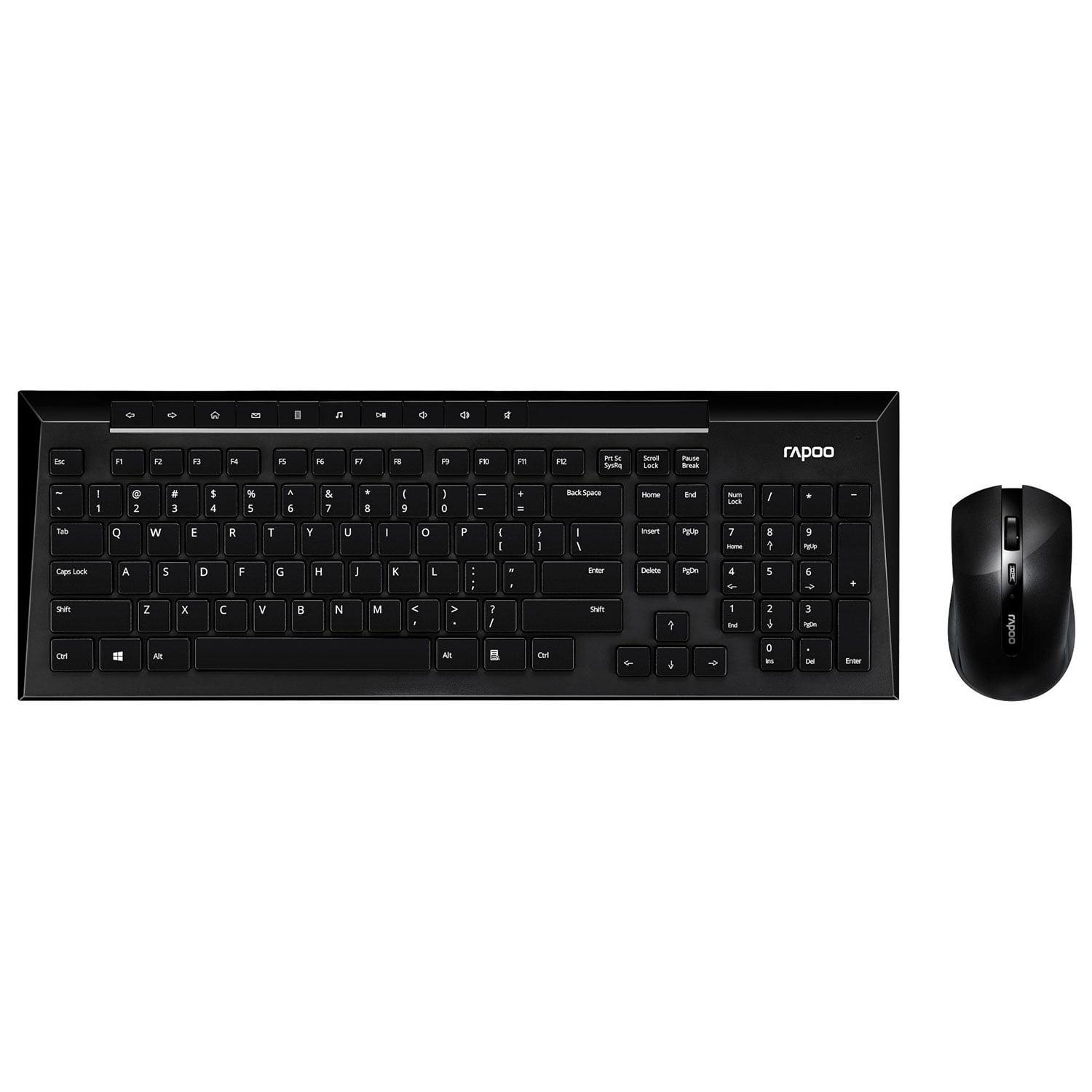 Rapoo 8200P 5G Wireless Optical Keyboard & Mouse Combo - English - Open ...