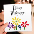 3drose, Cool Colorful Funny Flower Whisperer with Garden Daisy Flowers ...