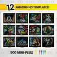 Lite-Brite Disney 100! LED Max HD Special Edition with 900 Mini-Pegs ...