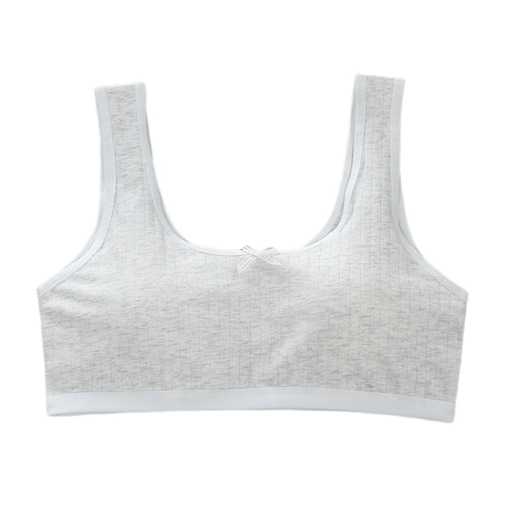 Teenage Girls Big Girls Cotton Development Bra Training Bra Underwear ...