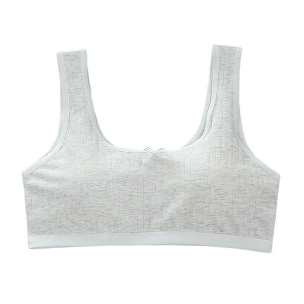 Teenage Girls Big Girls Cotton Development Bra Training Bra Underwear ...