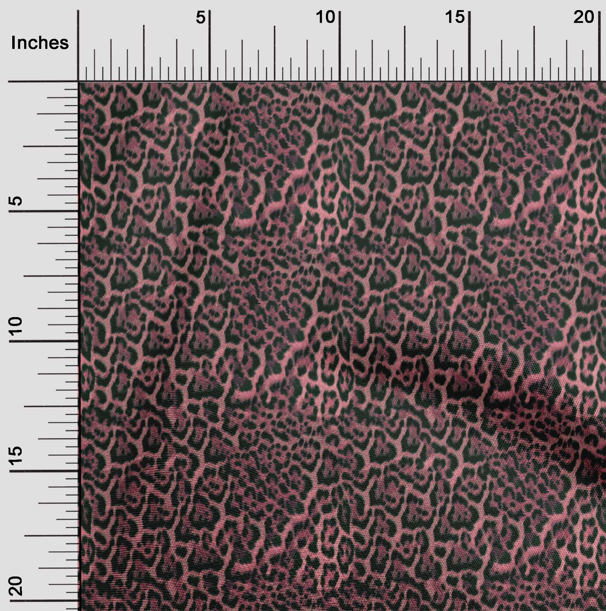 oneOone Viscose Jersey Light Pink Fabric Animal Skin Sewing Material ...