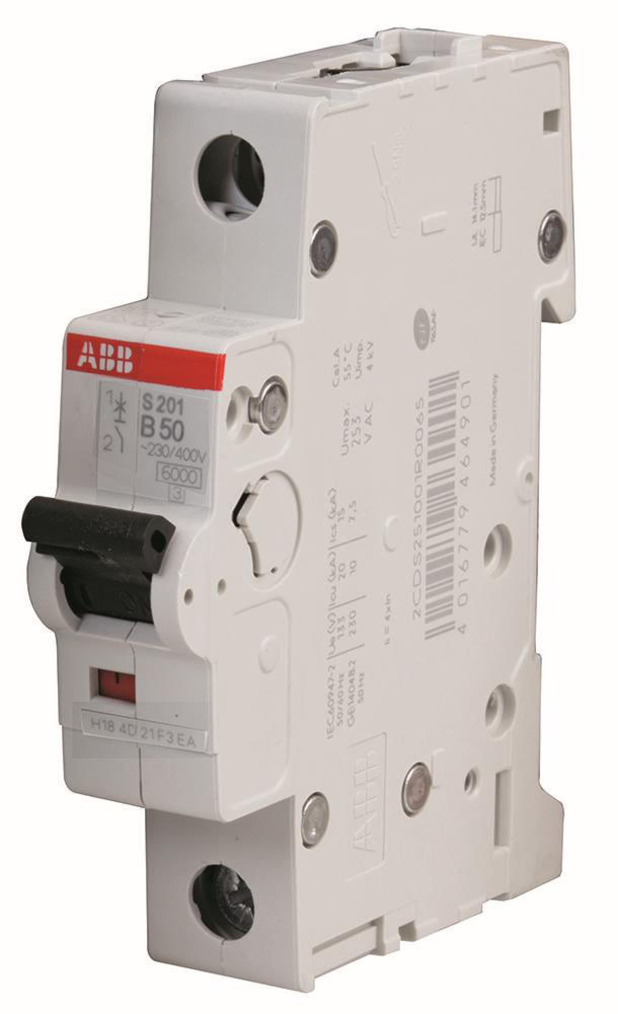 ABB - 50A SP Type B MCB - Walmart.com