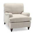Arm Chair | English Roll Arm Design | Removable Legs and Cushion | Seat ...