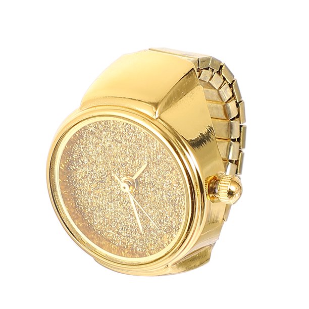 Reloj Anillos Personalidad femenina simple brillo anillo reloj regalos ...