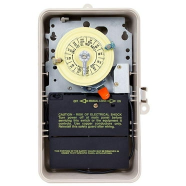 Intermatic Electromechanical Timer,7 Day,4 Poles T7401B - Walmart.com