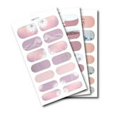 1 Sheet Nails Polish Stickers Nail Polish Strips Decals DIY Glitter ...
