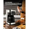 Shardor 10-Cup Programmable Coffee Maker, Drip Coffee Machine with ...