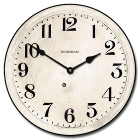 SKILCRAFT, NSN3897958, Slimline Round Wall Clock, 1 - Walmart.com