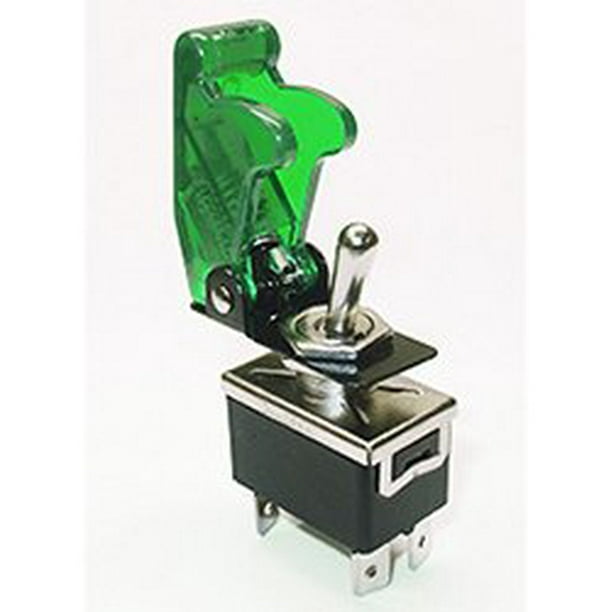 Safety Toggle Switch DPST 20 Amp " Transparent Green" - Walmart.com