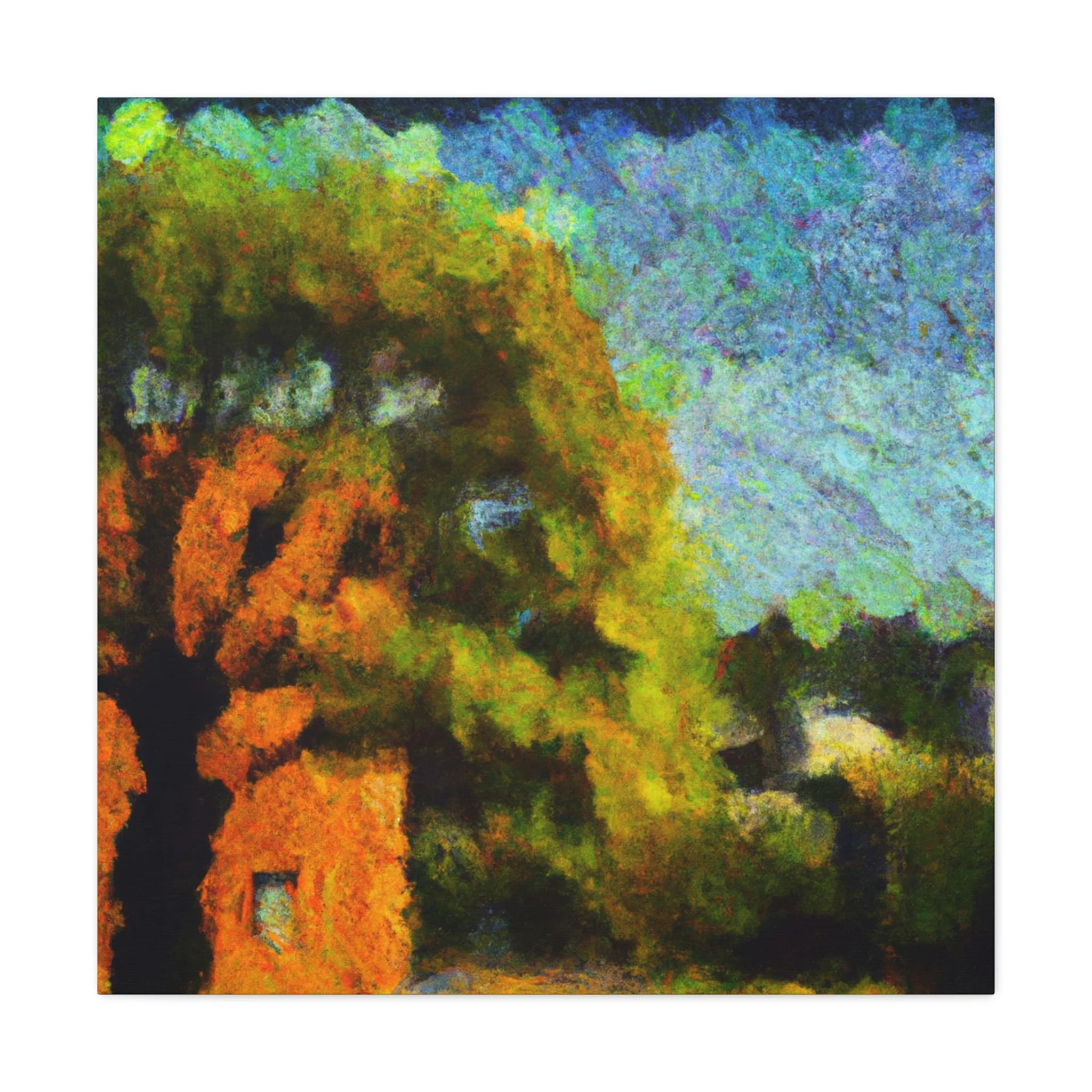 Oak Tree Splendor. - Canvas - Walmart.com