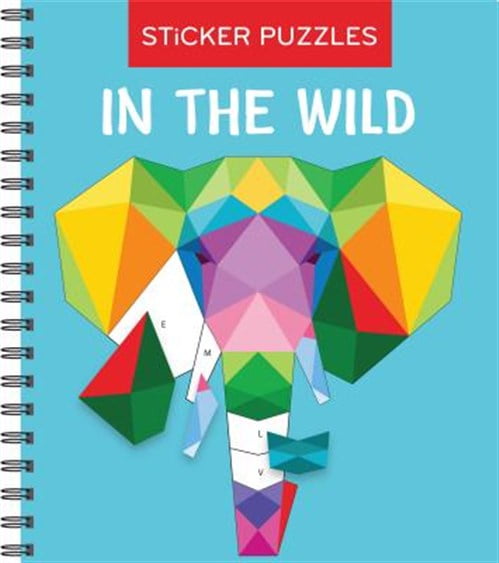 Pre-Owned Brain Games - Sticker by Letter: In the Wild (Sticker Puzzles ...