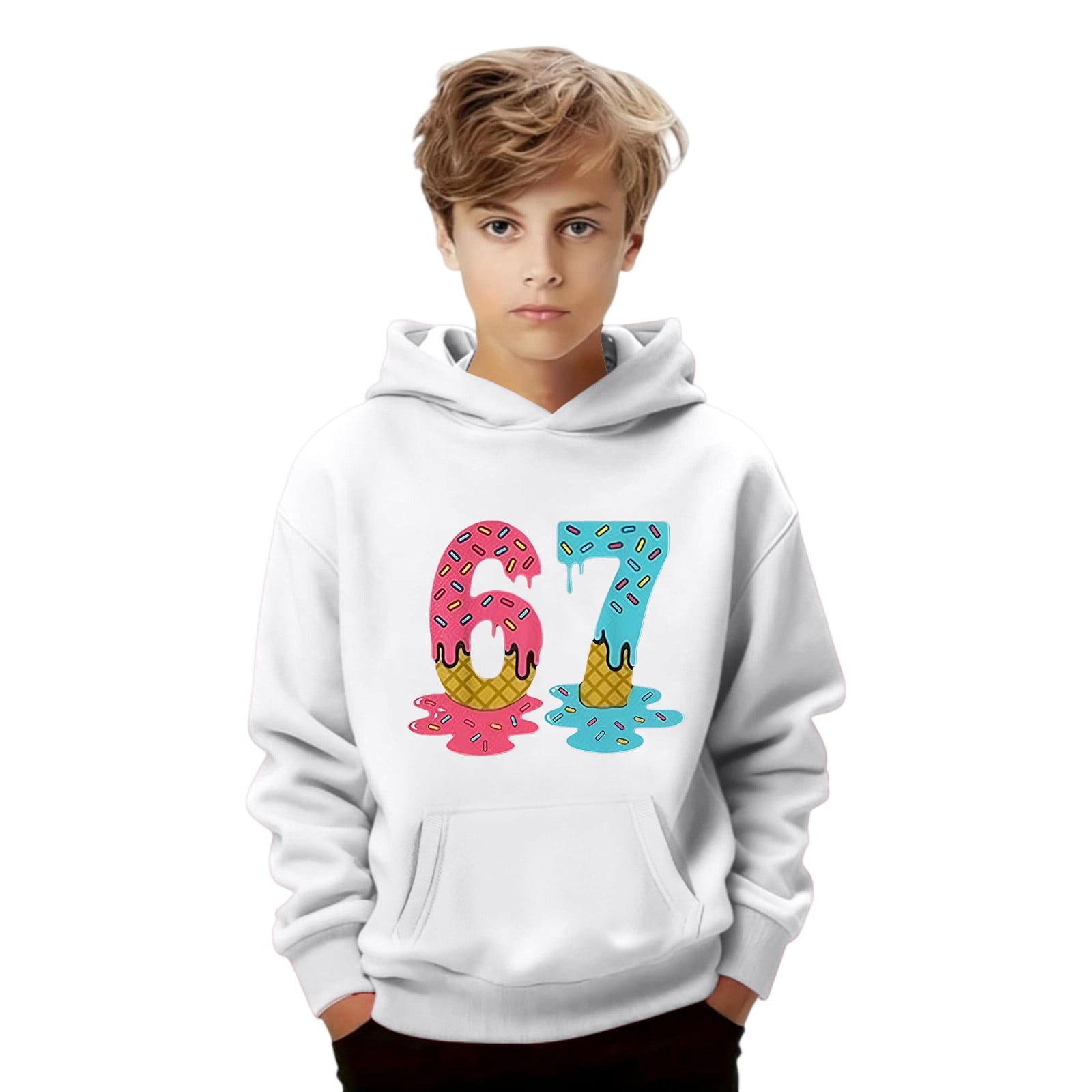 Click here for Shadoumai Kids 67 Hoodie Boys Girls Sweatshirt Six... prices