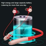 Bluetooth Neckband Headphones Colorful Design HD Stereo Clear Sound Sporty And Ergonomic Neck ...