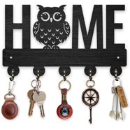 Wall Mount Key Holder, Mail Sorter Rack, 5 Key Hooks, Self-Adhesive ...