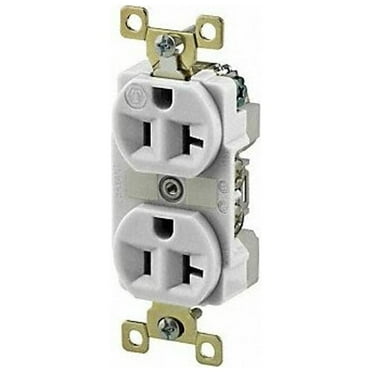 ENERLITES Floor Box Outlet Kit 975549-C, 2 Gang 20A Tamper / Weather ...