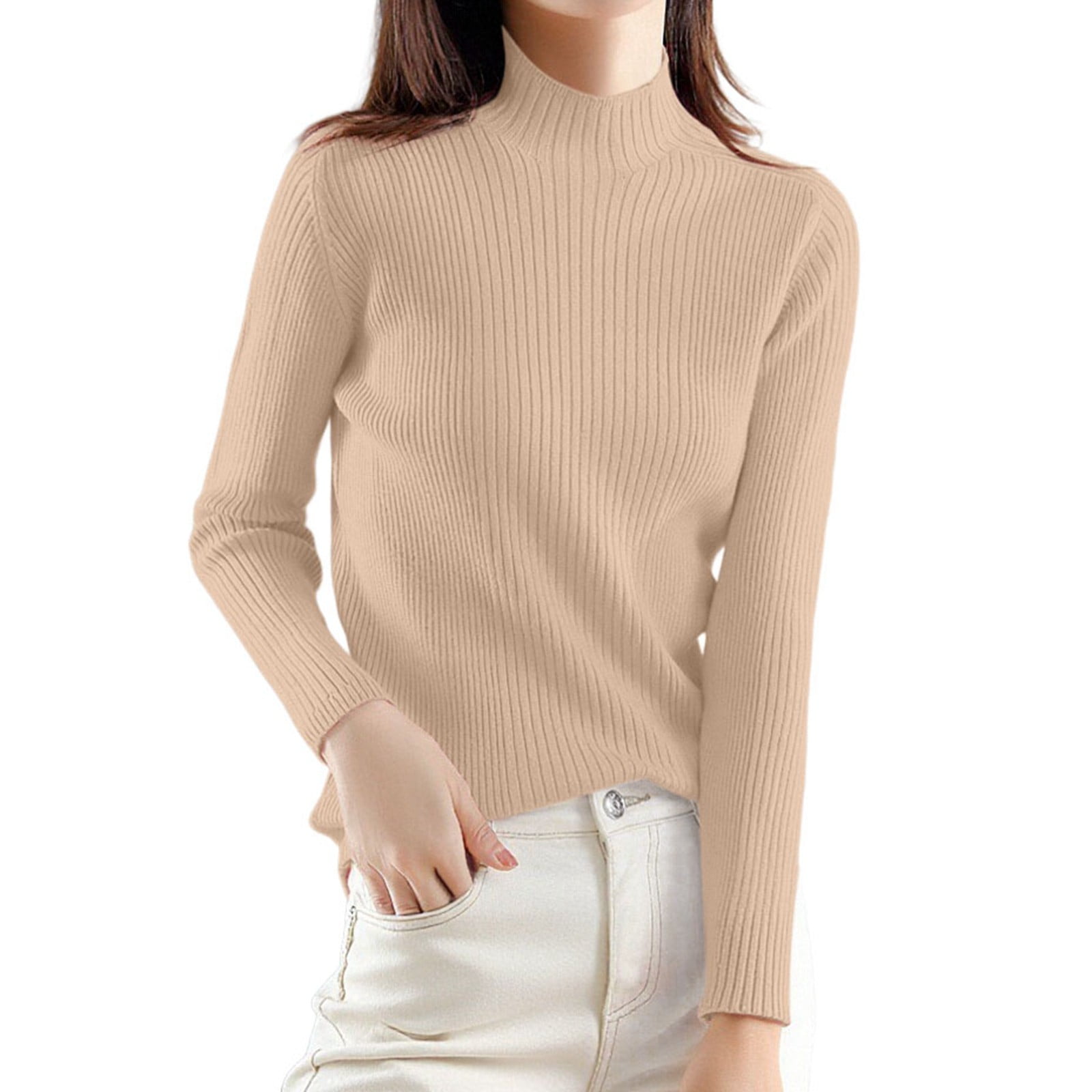 Click here for Chaochao Elegant Turtleneck Knit Pullover Long Sle... prices