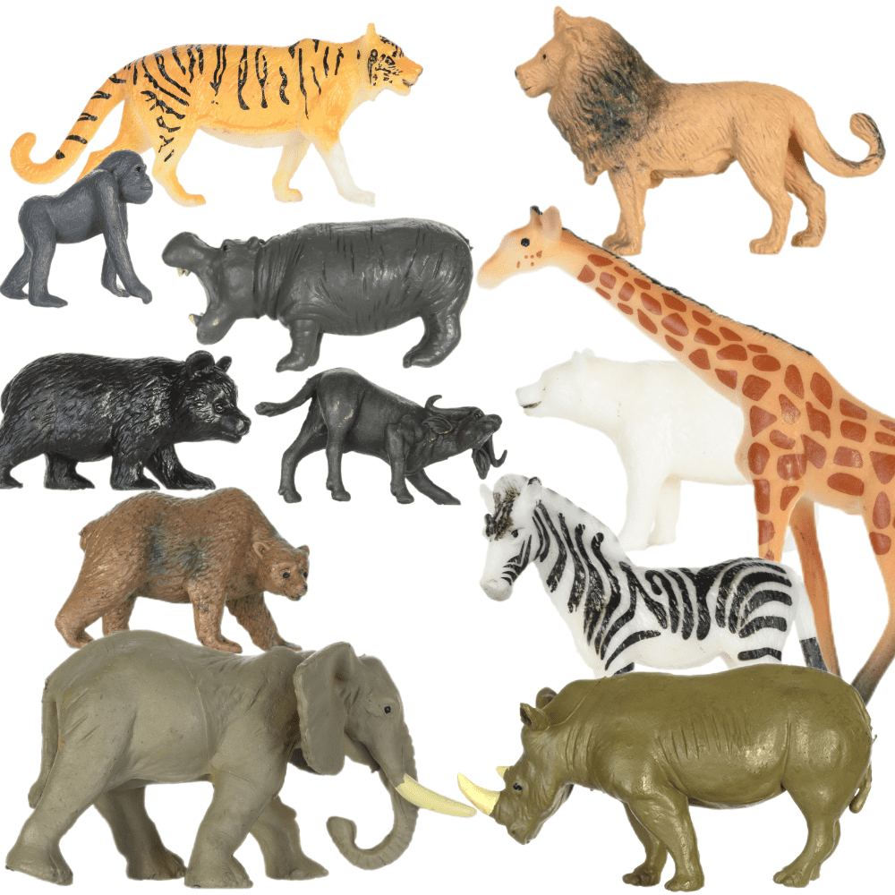 Click here for Generic 12pcs Animals Figures Jungle Animals Figur... prices