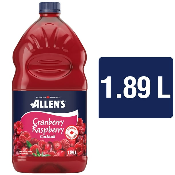 Allen's Cranberry Raspberry Cocktail, 1.89 L - Walmart.ca