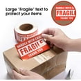 SJPACK Fragile Stickers 3" x 5" 4 Roll 2000 Labels Fragile - Handle ...