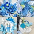 Blue 500 Count Pipe Cleaner Craft Kit with Supplies for DIY Flower and ...