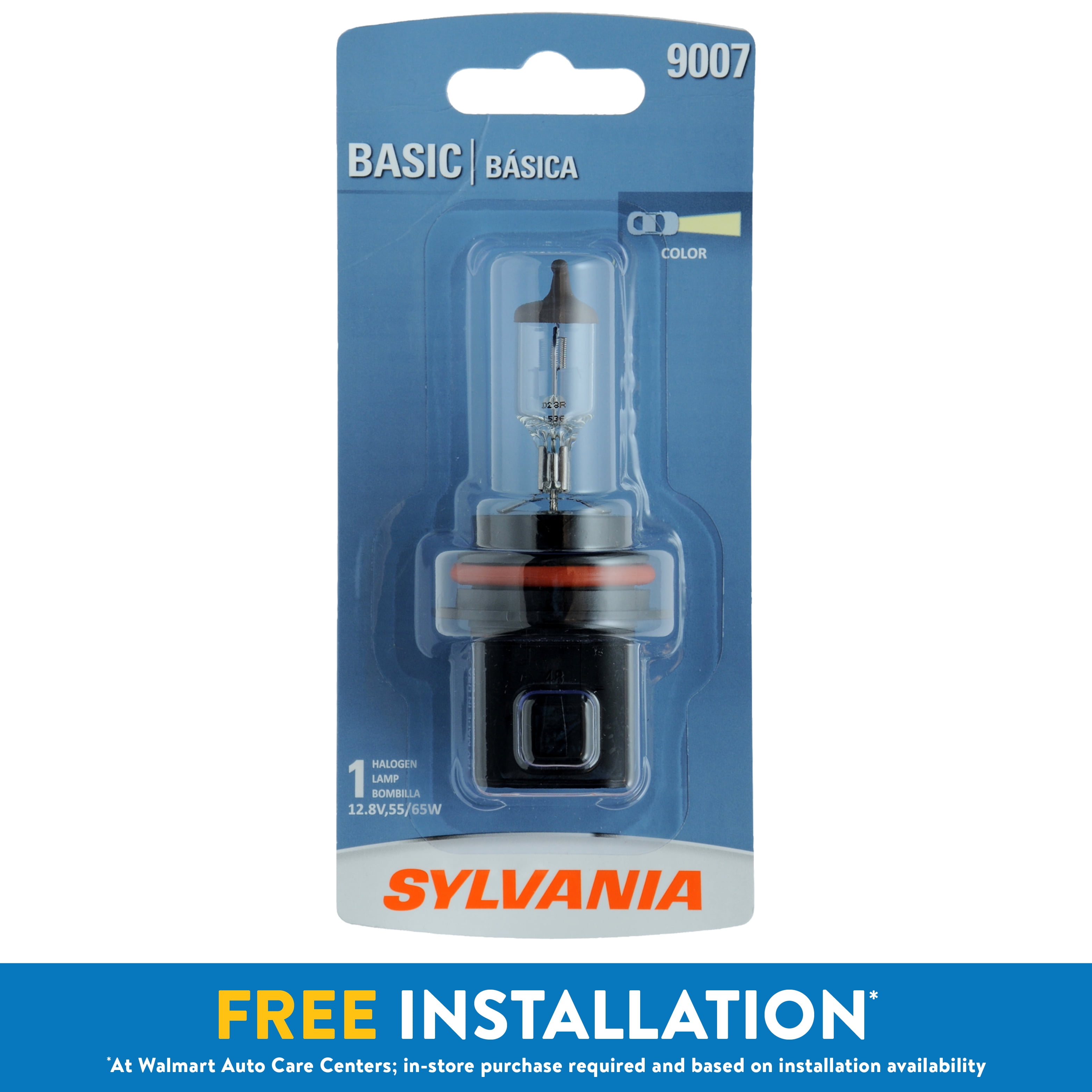 Sylvania 9007 Basic Auto Halogen Headlight, Pack of 1 - Walmart Business