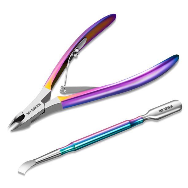 MR.GREEN Cuticle Nippers Gorgeous Colorful Cuticle Scissors Nail ...
