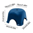 Small Step Stool for Bathroom Non Slip, Low Profile Shower Seat for ...