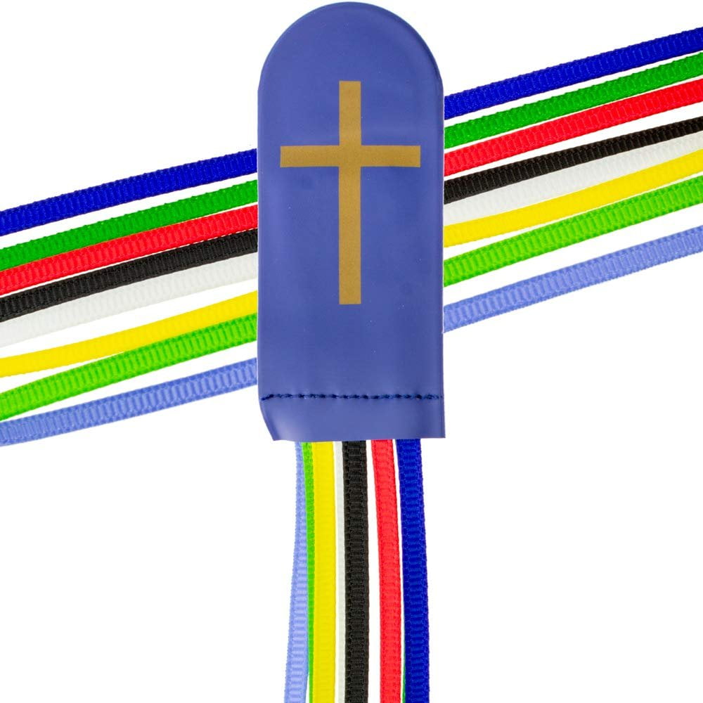 8 Ribbon Multicolor Bookmark Pkg of 2 Bibles and Prayer Books - Walmart.com