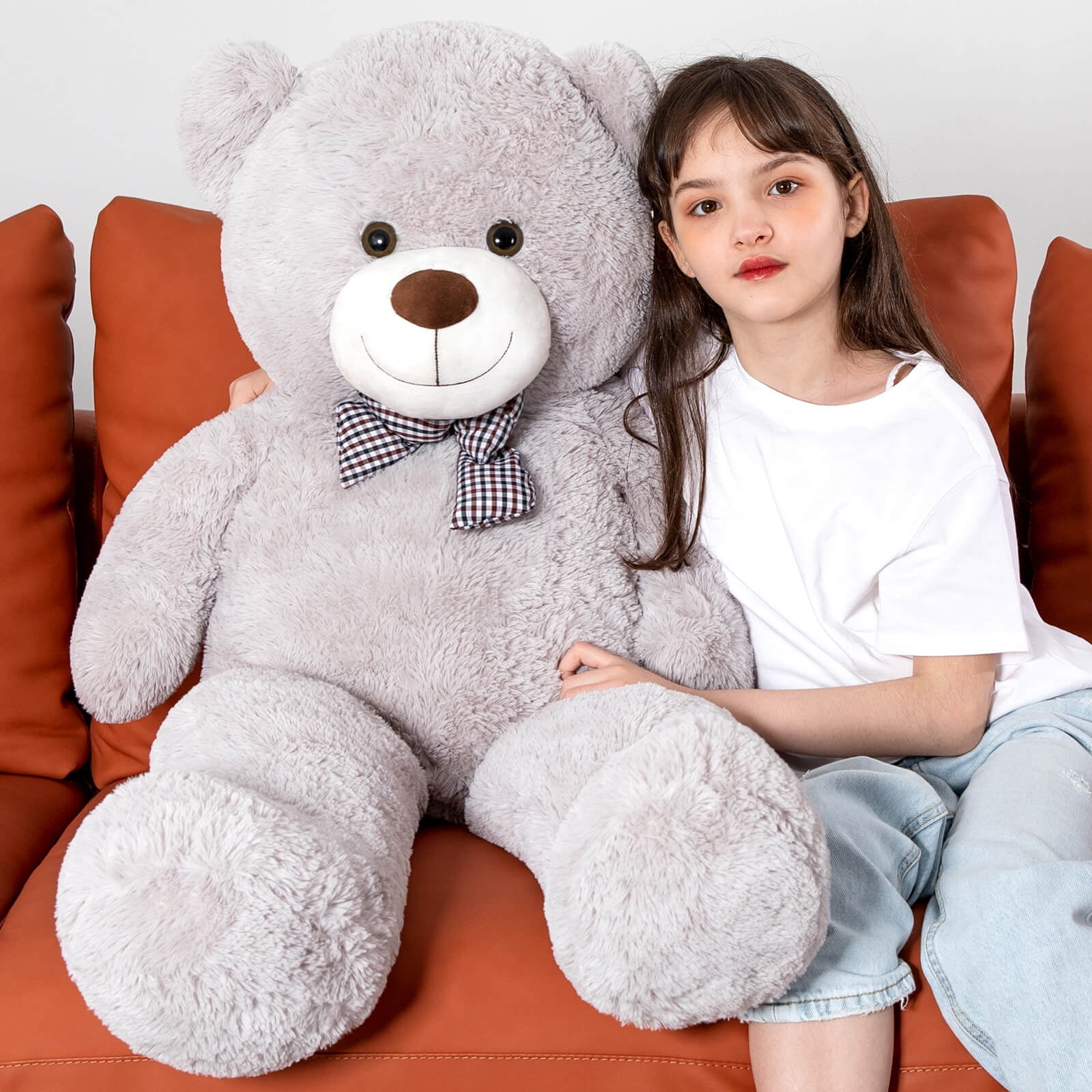 MorisMos Giant Teddy Bear 39.3'' Stuffed Animal Soft Big Bear Plush Toy ...