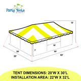 Party Tents Direct Weekender West Coast Frame Party Tent with Sidewalls ...