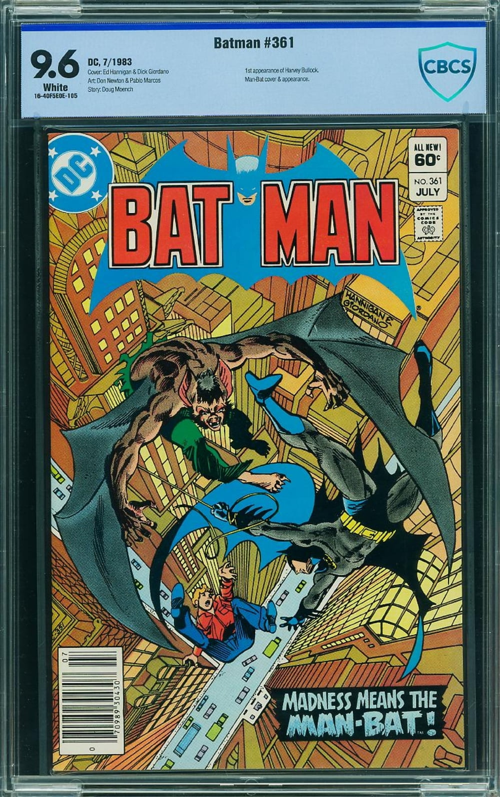 Batman #361 - CBCS 9.6 Comic Book - Walmart.com