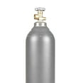 New 80 Cu Ft Steel Inert Gas Cylinder Tank with CGA580 Valve for Helium, Argon, Nitrogen ...