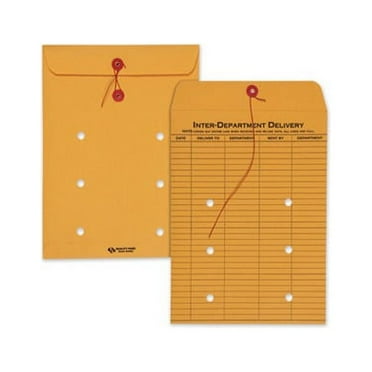 Universal Interoffice Envelope, Kraft Stock, String & Button Closure ...