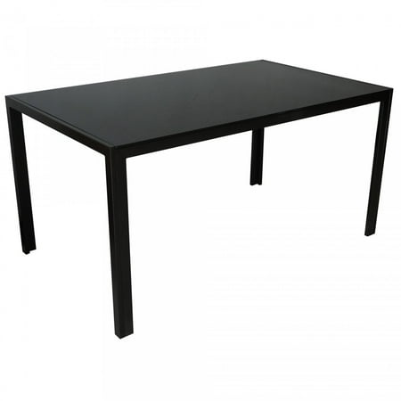 Viva Lifestyle Furiture RECTANGULAR DINING TABLE - BLACK | Walmart Canada