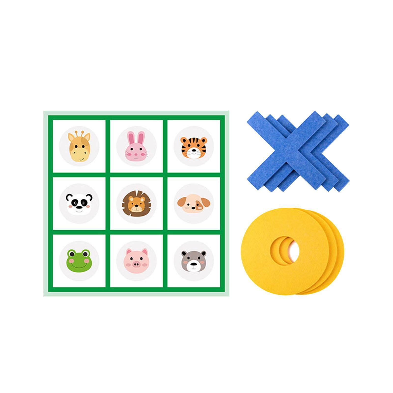 Tic TAC Toe Game XO Toy Juego interactivo para padres e hijos Juego de ...