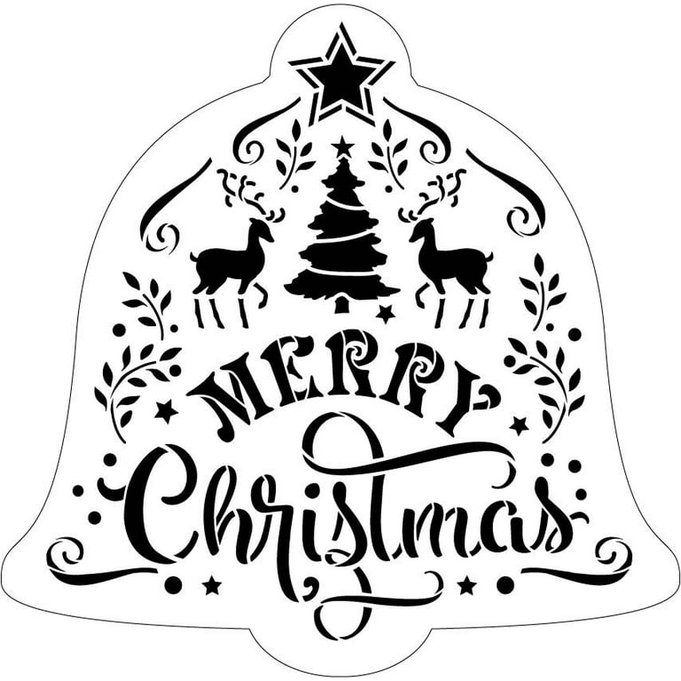 Christmas Bell Stencil