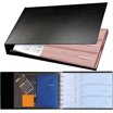 "Cardinal 7-Ring Business Check Binder, 1"" D-Ring, Black, For Three ...